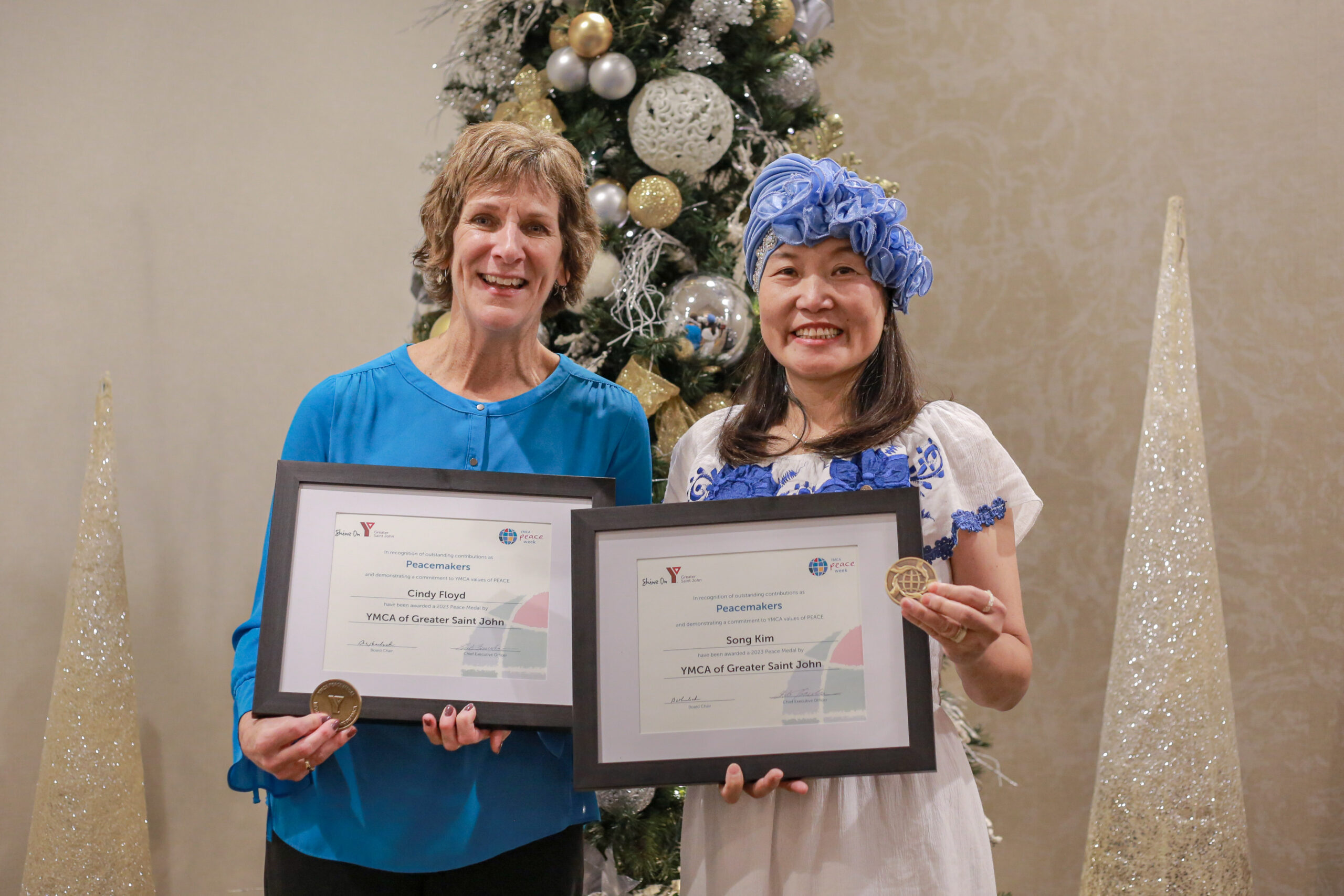 Cindy Floyd & Song Kim Win 2023 YMCA Peace Medal